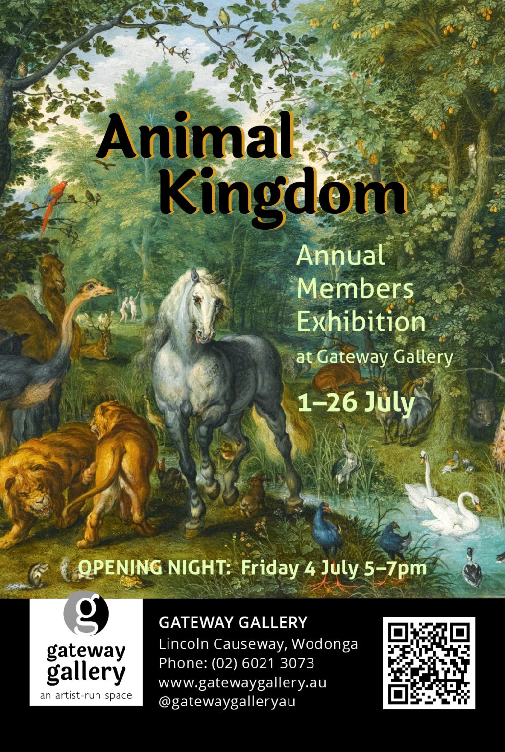 Animal Kingdom : 2025 Annual Members Exhibition | Murray Arts