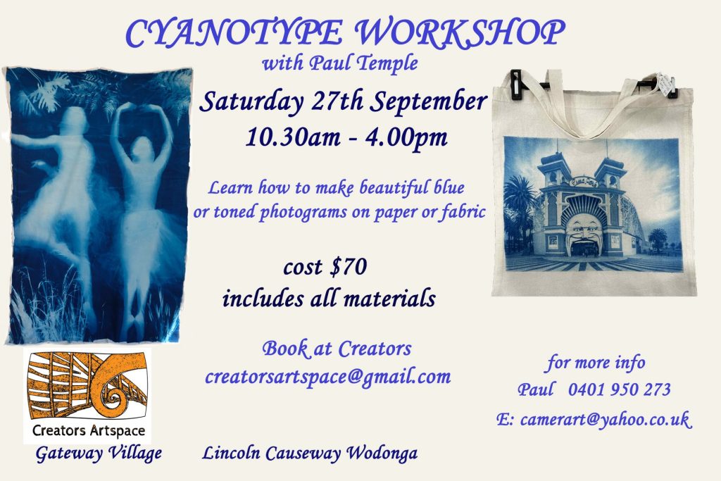Cyanotype Workshop With Paul Temple | Murray Arts