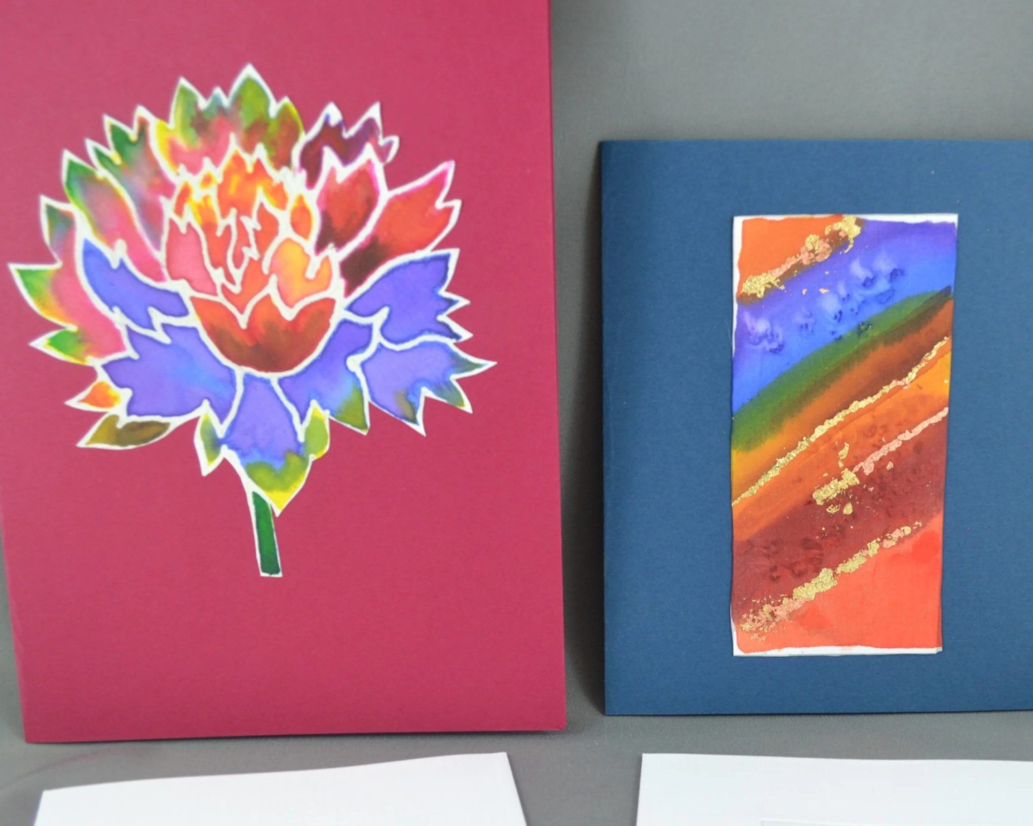Silk painting craft activity | Murray Arts